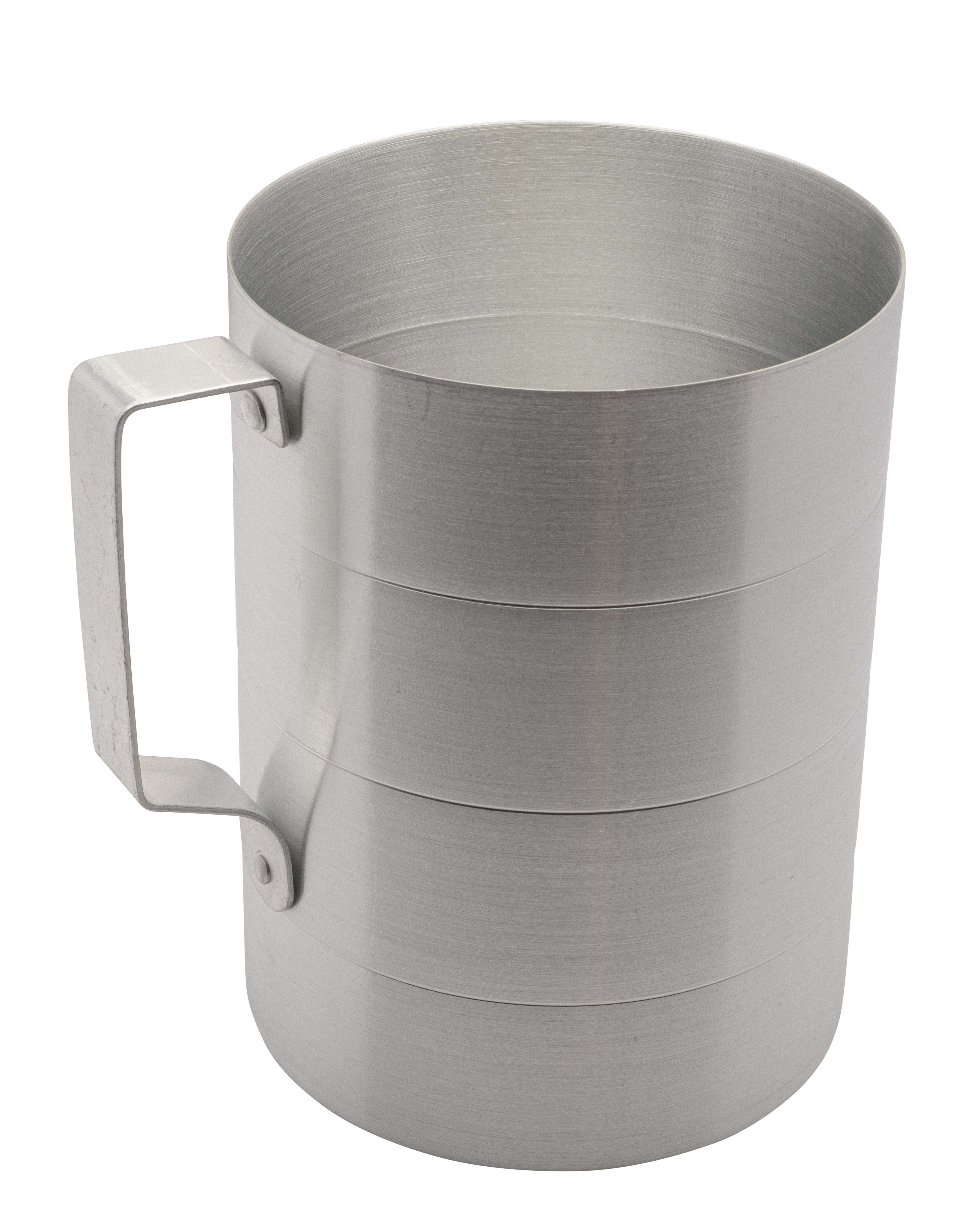 Dry Aluminum Measuring Cup, 4 qt., Liter & Quart Markings – Sam Tell ...