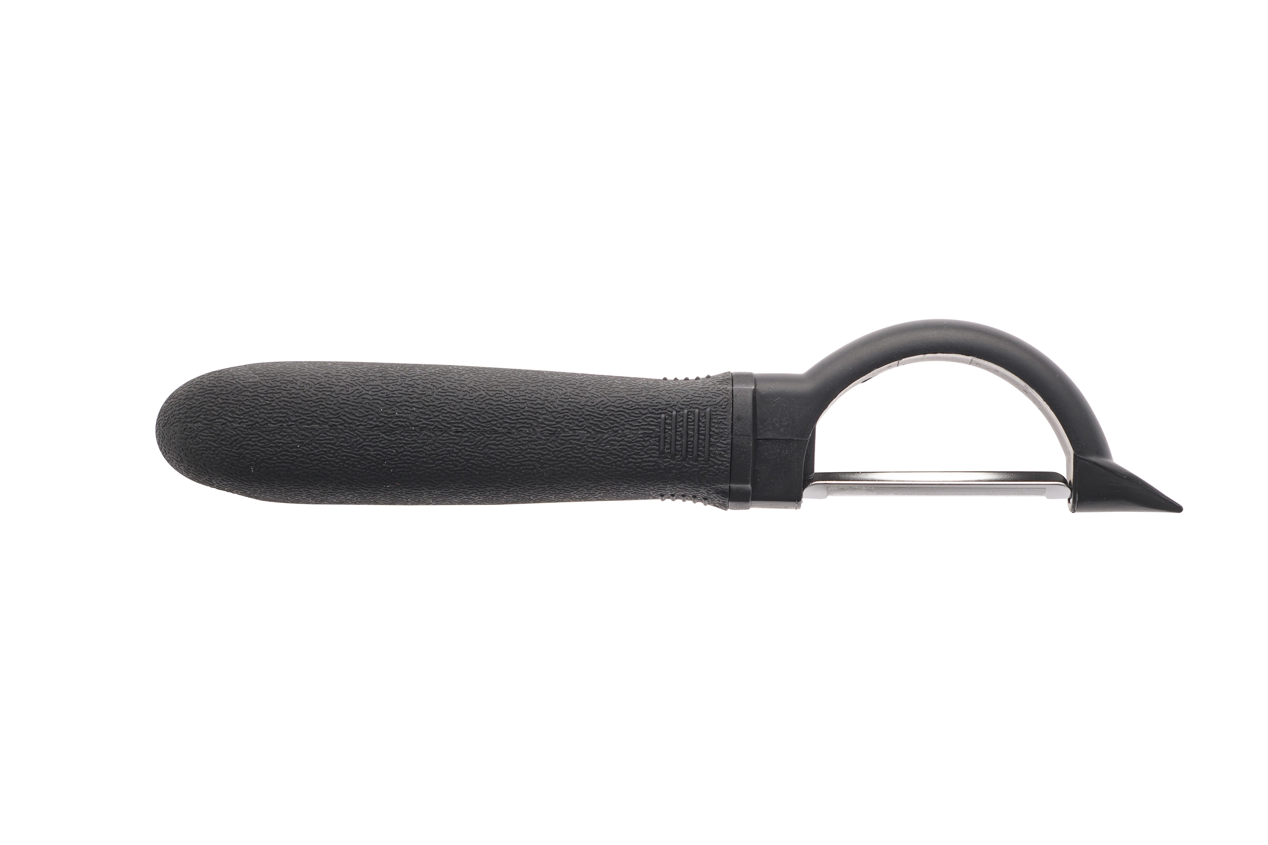 Swivel Peeler, Straight Blade with Easy Grip Handle, 7-5/8", Black ...