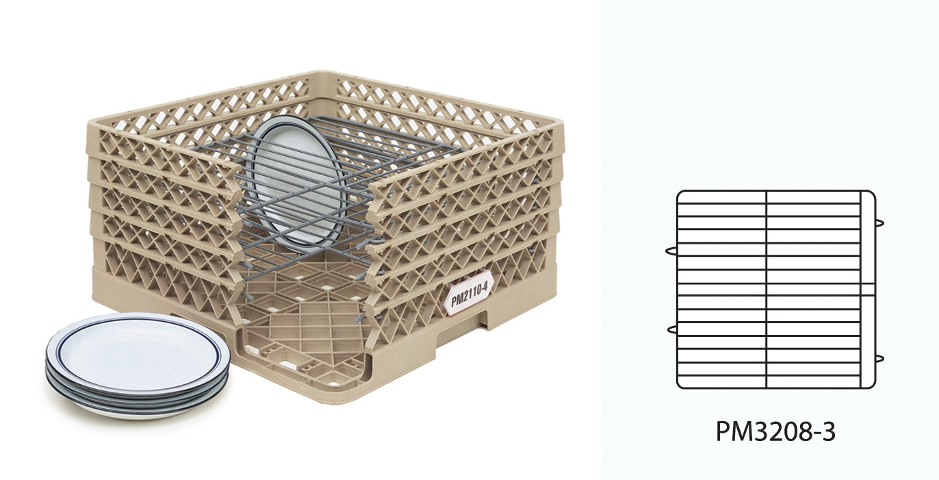 Traex® Plate Crate® Warewashing System with three extenders – Sam Tell ...