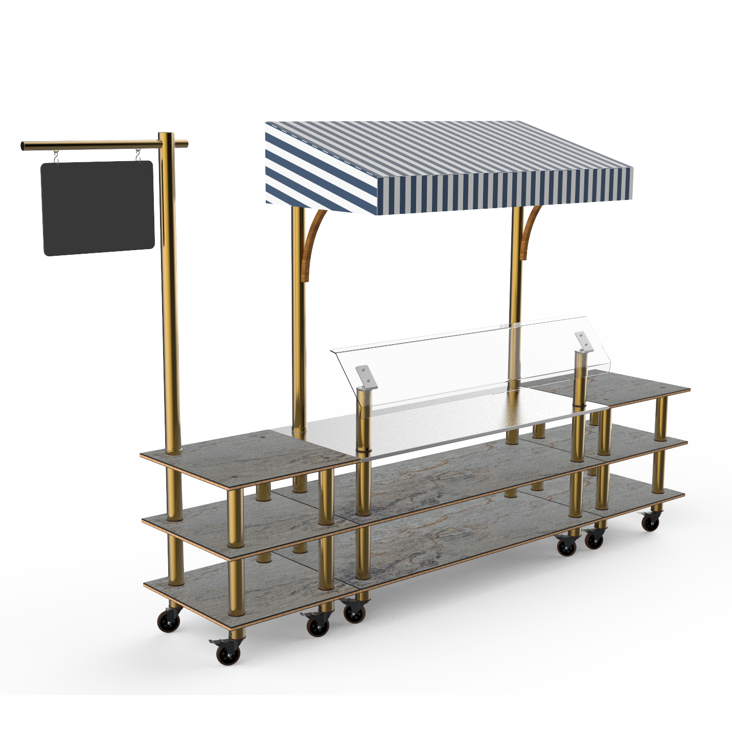 Classic Canopy Station L 130.0" W 33.0" Modular – Sam Tell Shop Site