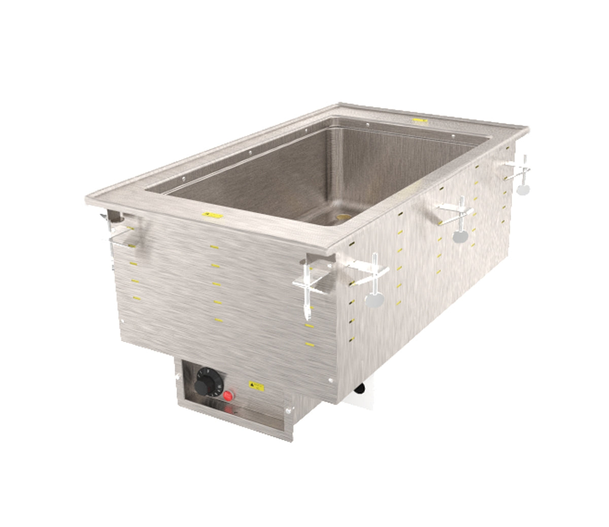 208 Volt Single-Well Modular Hot Drop Ins with Marine Grade Well with ...